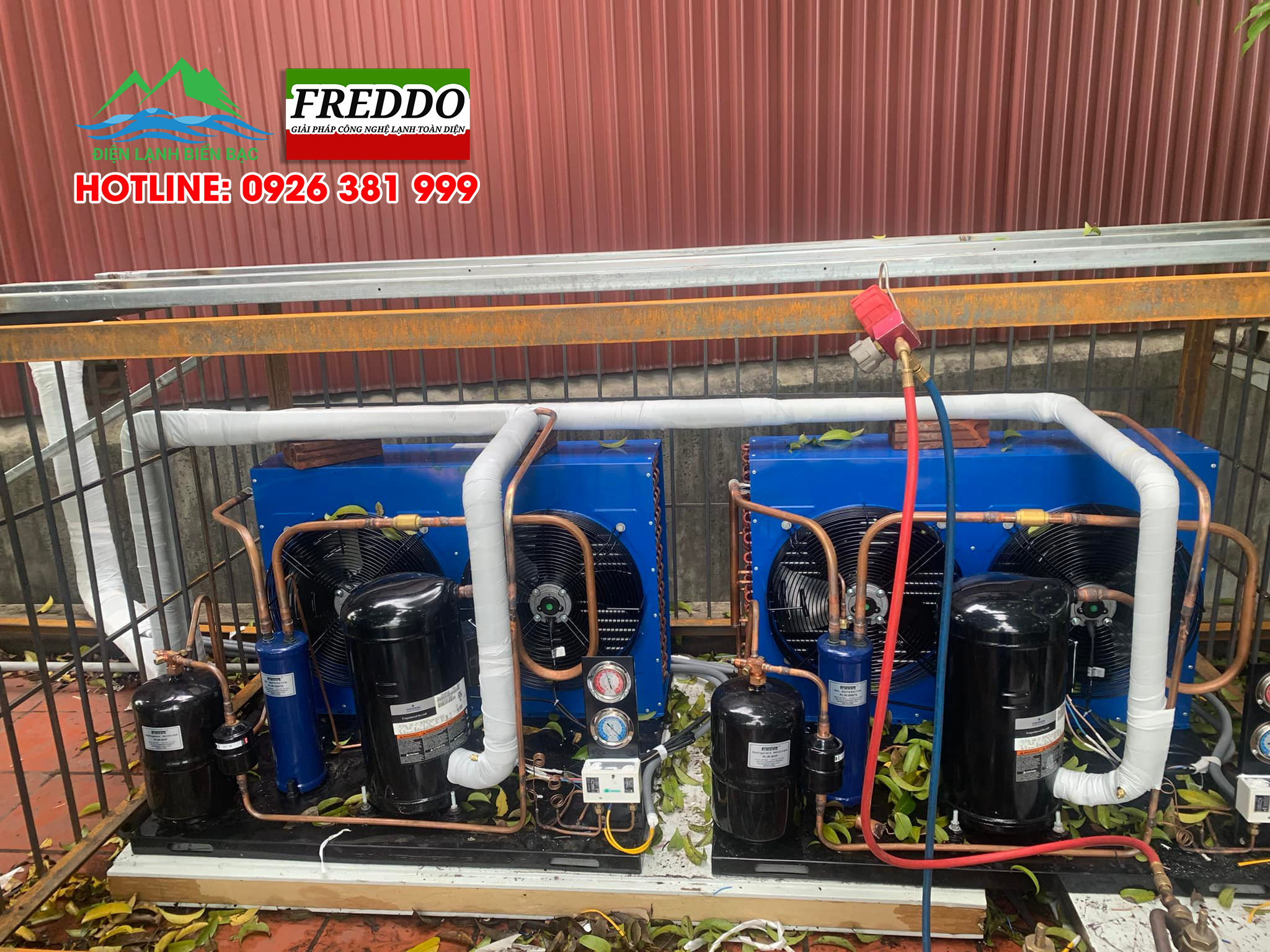 Hệ thống máy nén kho lạnh - Điện Lạnh Biển Bạc